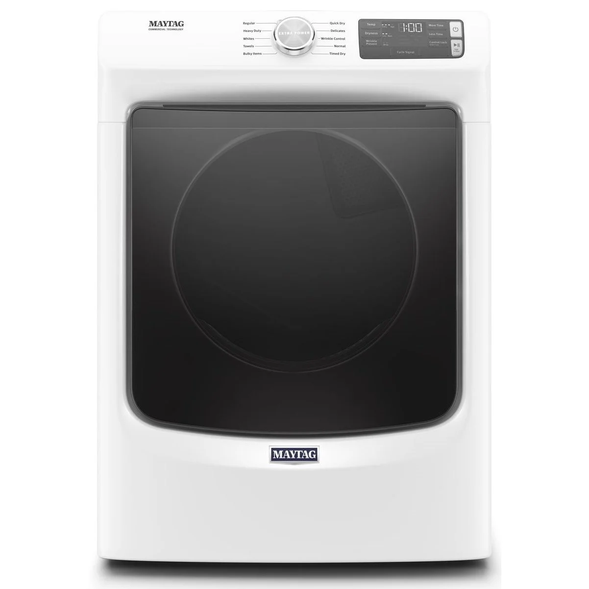 Maytag MED5630HW 7 3 Cu Ft Front Load Electric Dryer With Extra Power maytag-med5630hw-7-3-cu-ft-front-load-electric-dryer-with-extra-power